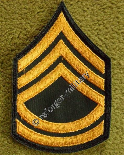 Sergeant First Class Dress Dienstgrad Rangabzeichen Reforger Military