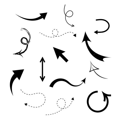 Premium Vector Arrows Big Black Set Icons Arrow Icon Arrow Vector Collection Arrow Cursor