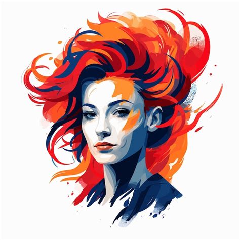 Premium Vector American Beautiful Girl Vector Premium Vector American Beautiful Girl Vector
