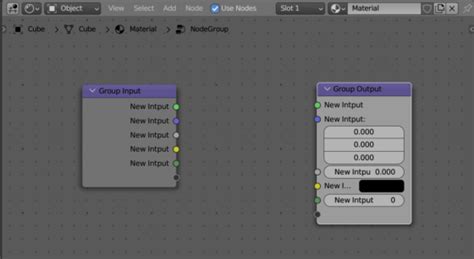 Creating Inputs And Outputs For Node Groups In Blender 36 Using The