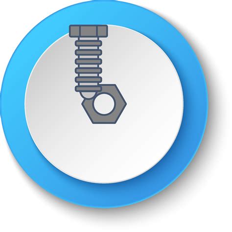 round button for web icon building construction industry button