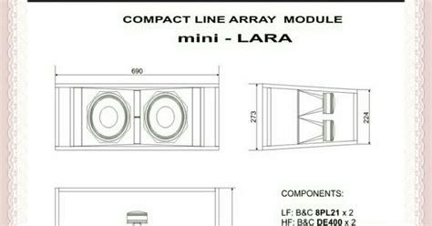 Skema Box Line Array 8inch HAZA MUSIK