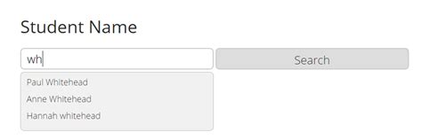 Php Jquery Sql Autocomplete Show Firstnamesurname To User But Have