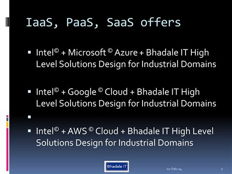 Bhadale It Intel And Azure Cloud Offerings Pdf Cloud Computing Internet