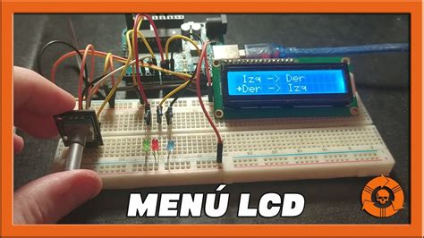 MENU LCD ARDUINO YouTube
