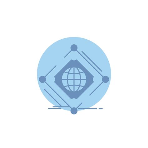 Complex Global Internet Net Web Glyph Icon 13025375 Vector Art At Vecteezy