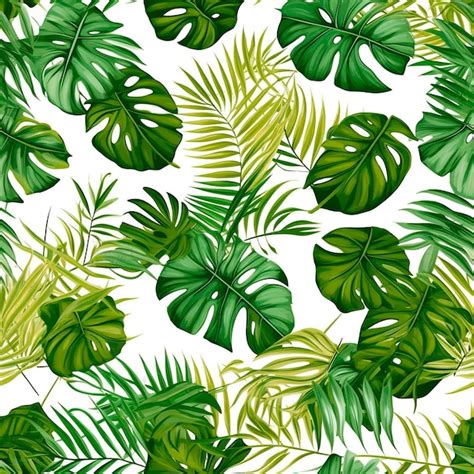 Premium Ai Image Tileable Tree Leaf Texture Pattern