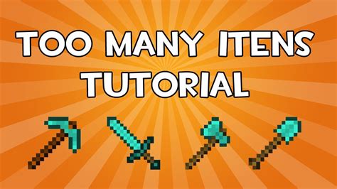 [minecraft] instalar mod toomanyitems 1 2 5 e outras versões youtube