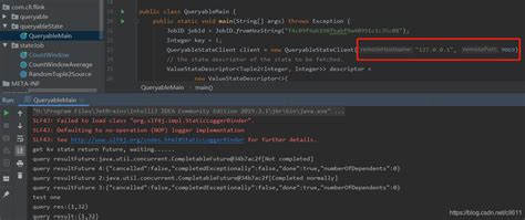 flink queryable state问题java.util.concurrent.CompletionException: java ...