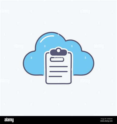 Cloud Based Checklist Icon Colorful Icon Of A Checklist Inside A Cloud Symbolizing Digital