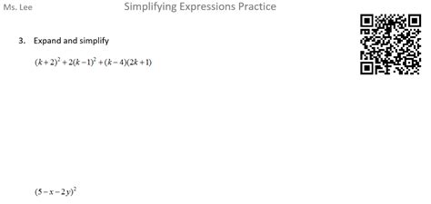 qr code worksheet