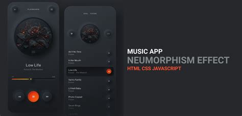 Build A Music Player With Html Css And Javascript Neumorphism