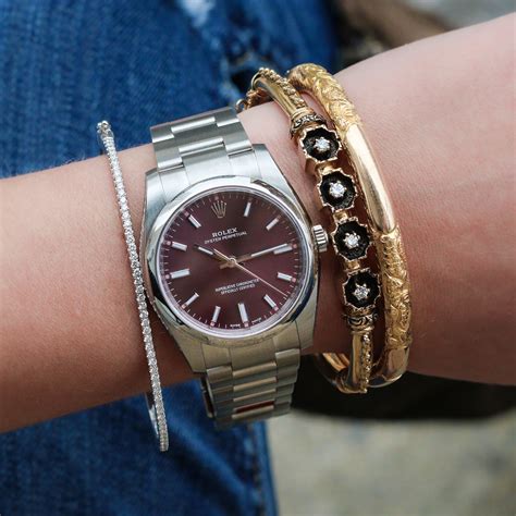 Mixing Modern And Vintage For A Killer Bracelet Stack Never Worn Rolex Oyster Perp