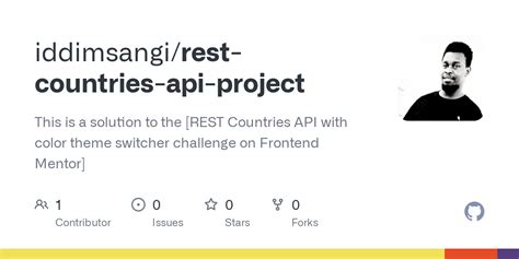 GitHub Iddimsangi Rest Countries Api Project This Is A Solution To The REST Countries API
