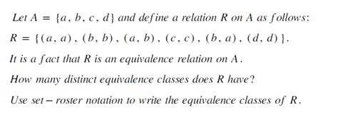 Solved Let A A B C D And Define A Relation R On A As Chegg