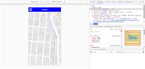 Google Map JavaScript APIをスマホで表示させたとき