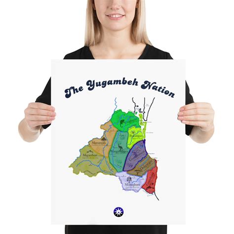 Yugambeh Nation Poster Map — Yugambeh Nation