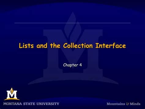 Ppt Lists And The Collection Interface Powerpoint Presentation Free Download Id6132413