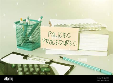 conceptual display policies procedures business concept influence