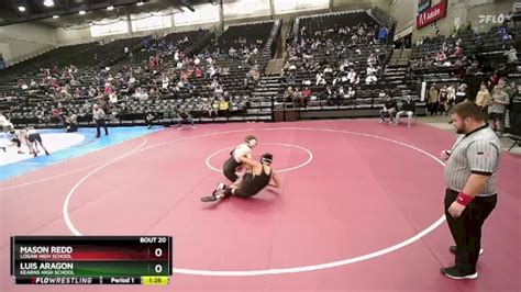 141 Lbs Champ Round 1 Luis Aragon Kearns High School Vs Mason Redd