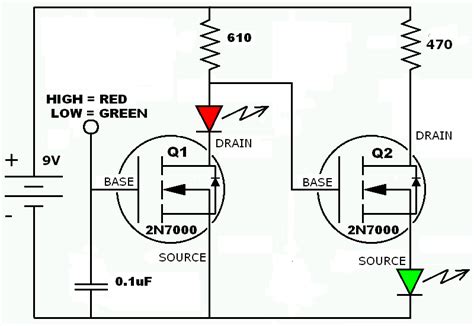 How To Toggle Two Leds With Transistors Instructables