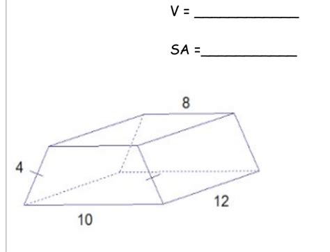Solved Find The Volume And SA Chegg Com