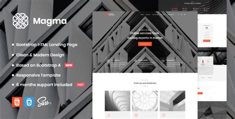 Magma Business Landing Page Template By Zytheme ThemeForest