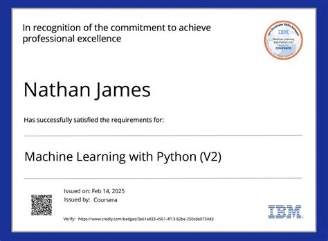 nathan james on linkedin learning python scikitlearn coursera ibm