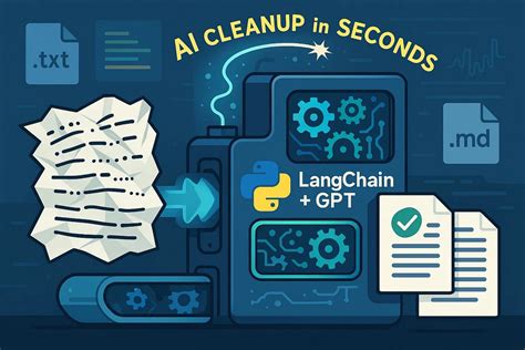 I Built A Python Script That Turns Messy Transcripts Into Clean Structured Text Using Ai By