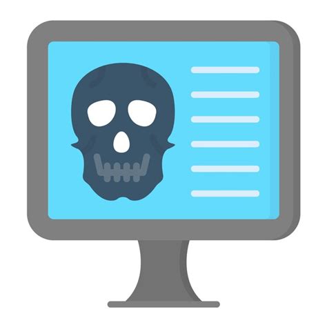 Premium Vector Computer Hacked Flat Illustration