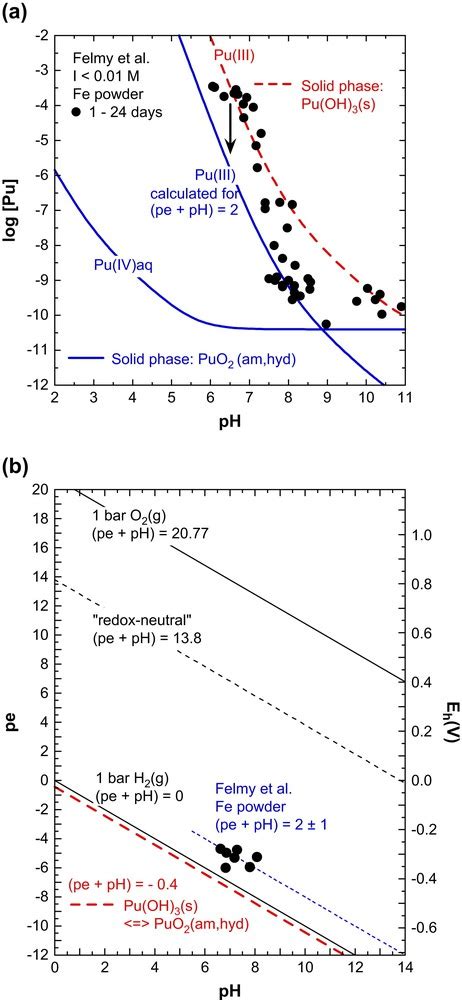 Solubility Of Plutonium Hydroxideshydrous Oxides Under Reducing