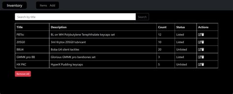 GitHub Ankith V InvMgmt React CRUD Inventory Management App Frontend