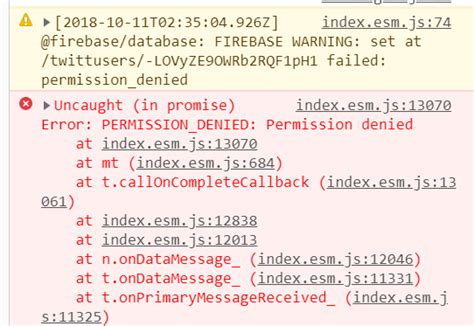 Permission Denied In Firebase Realtime Database Quickstart Project