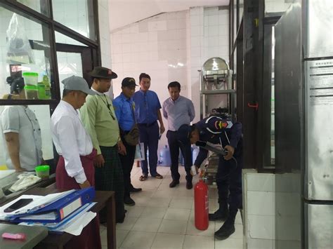 ငွေဆောင်မြို့၊ မီးသတ်ဦးစီးဌာနမှ မီးဘေးအန္တရာယ်ကြိုတင်ကာကွယ်ရေး ကွင်းဆင်းစစ်ဆေးခြင်း လုပ်ငန်းများ