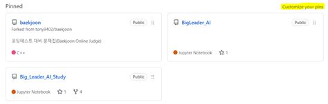 chapter Github 프로필 꾸미기 Heoni Tech