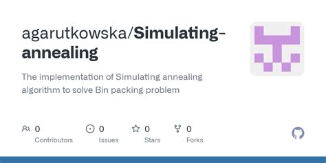 Github Agarutkowskasimulating Annealing The Implementation Of