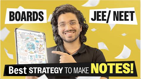 How To Make Notes In Class 11 And Class 12 For Jee Neet And Board Exam Youtube