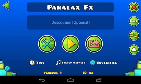 how to create the parallax if thats what it called geometry dash amino