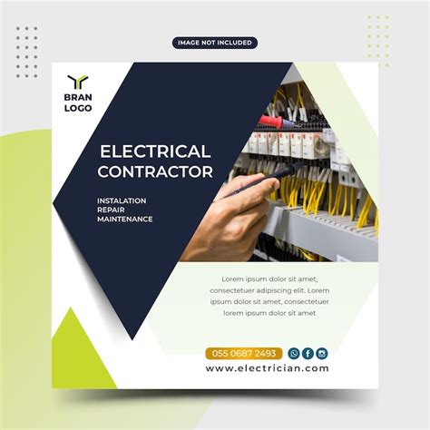 Electrical Services Post Design Vectors And Illustrations For Free