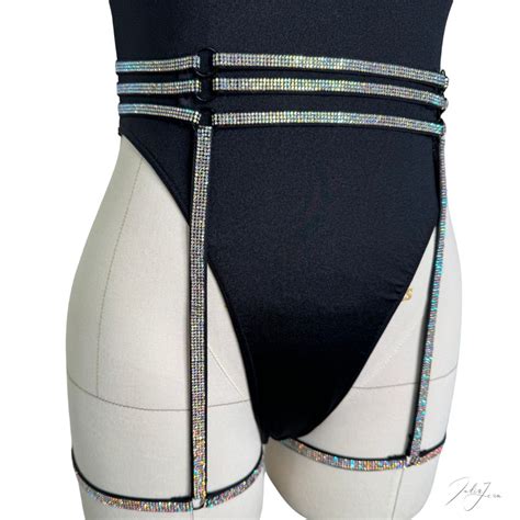 Xo Sparkly Garter Belt India Jean
