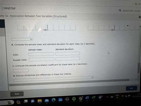 Solved Y 1a Association Between Two Variables