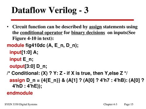 Chapters 4 Part3 Verilog Part 1 Ppt Download