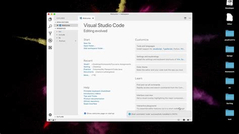 How To Open Visual Studio Code From Command Line - YouTube