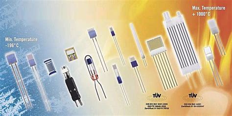 Thin Film Temperature Sensor Platinum Ritm Industry