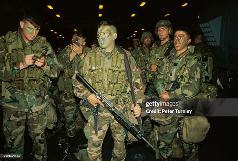 Us Marines Aboard The Uss Kearsarge Amphibious Assault Ship In The
