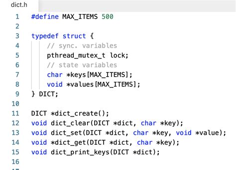 I Need Two Functions Of Dict C Code You Can Find Chegg