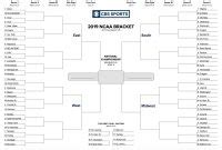 Blank Ncaa Bracket Template Examples Of Professional Templates Ideas
