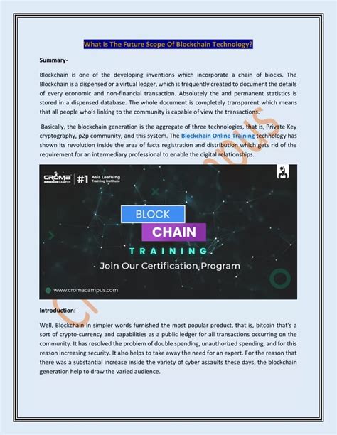 Ppt What Is The Future Scope Of Blockchain Technology Powerpoint Presentation Id 10272453