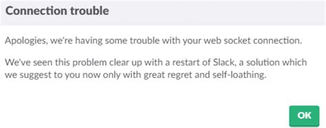 Slack Developer Takes Web Socket Error Personally