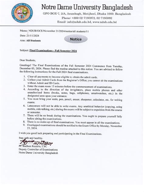 Cse Final Exam Routine Fall 2024 Pdf